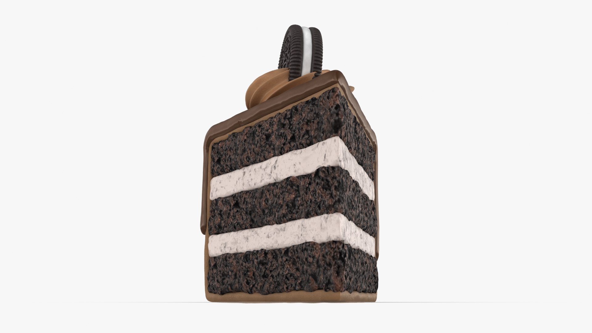 3D Oreo Cake model - TurboSquid 2022599