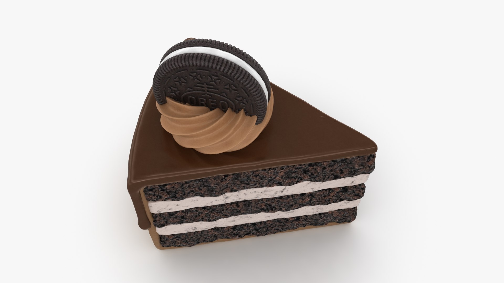 3D Oreo Cake model - TurboSquid 2022599