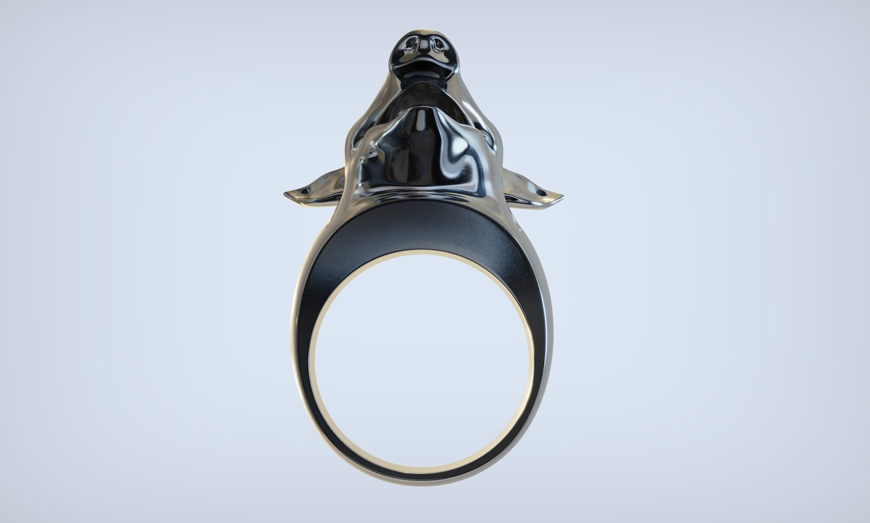 Silver Ring With Houdini Pig Head Model - TurboSquid 1794816
