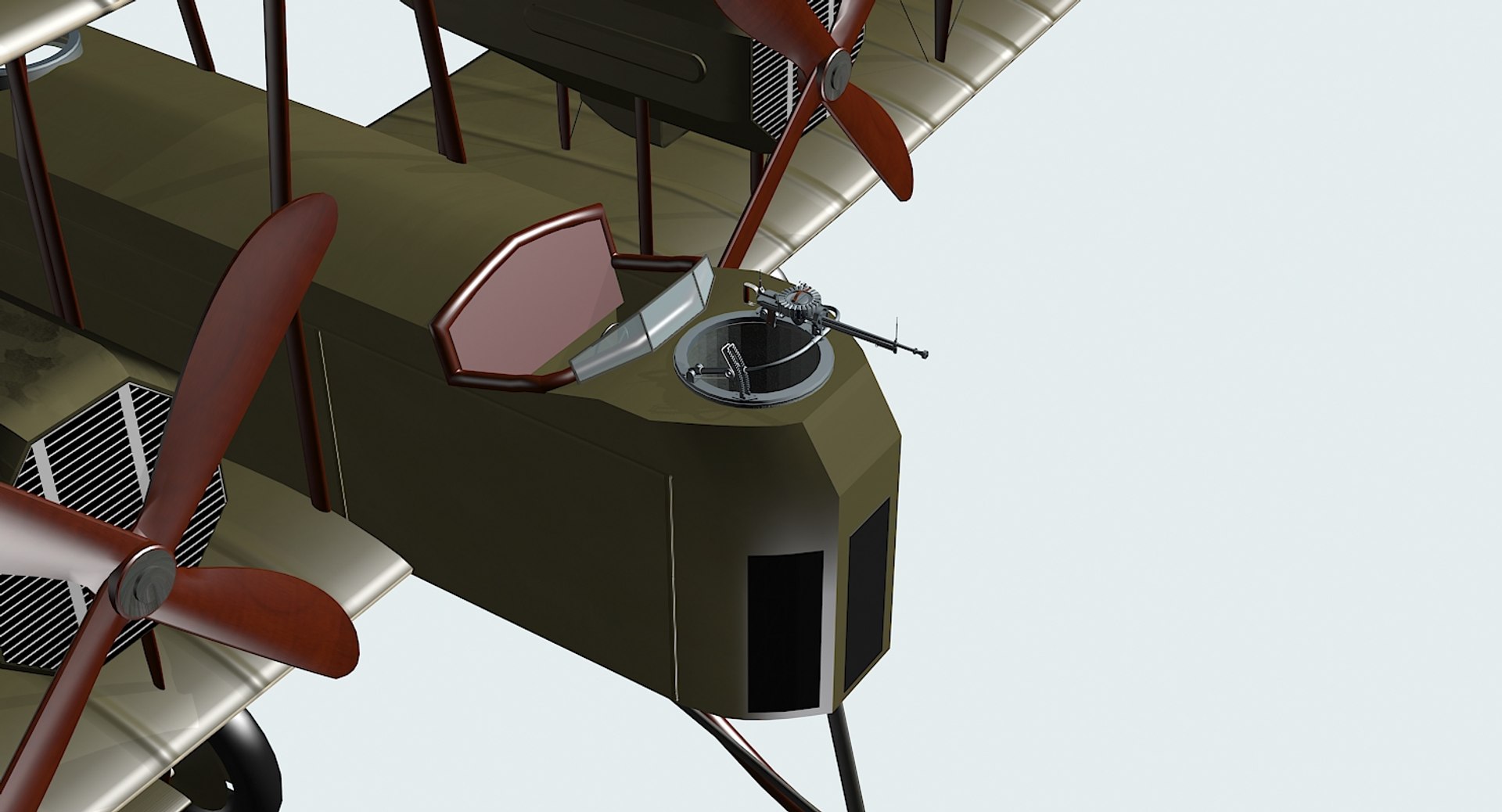 3D vickers vimy bomber model - TurboSquid 1406994