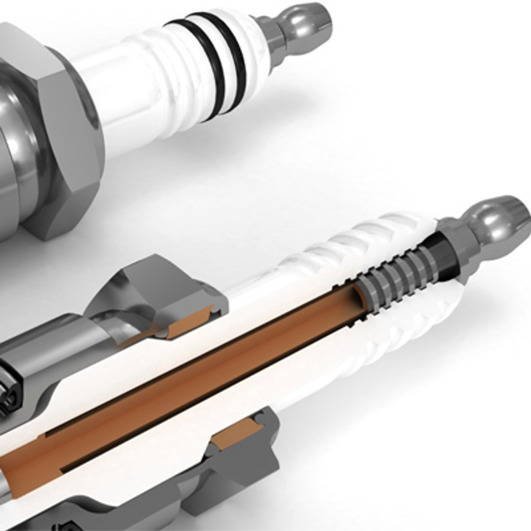 3d Spark Plugs Model