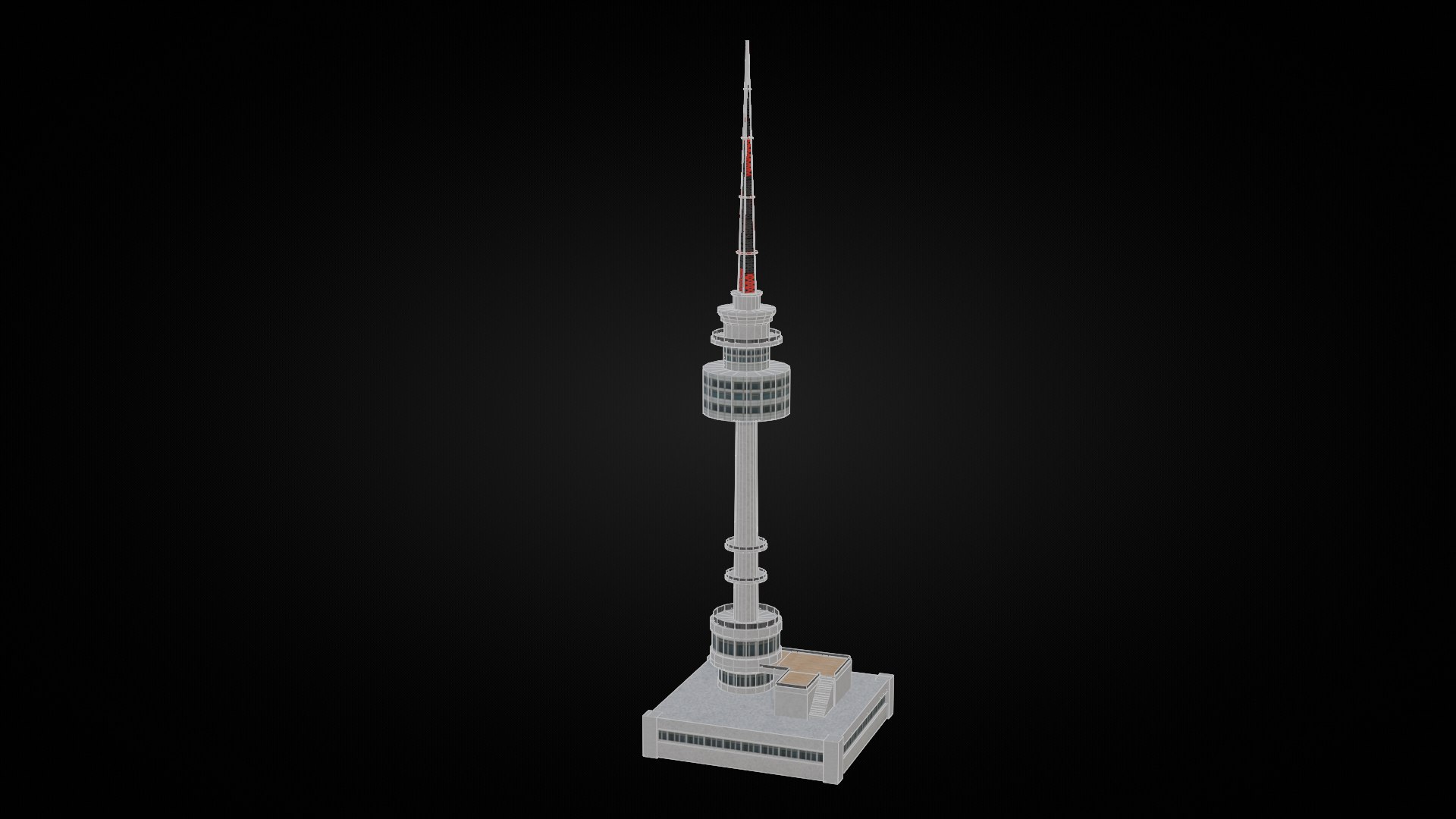 3D Low Poly N Seoul Tower - South Korea Model - TurboSquid 2343804