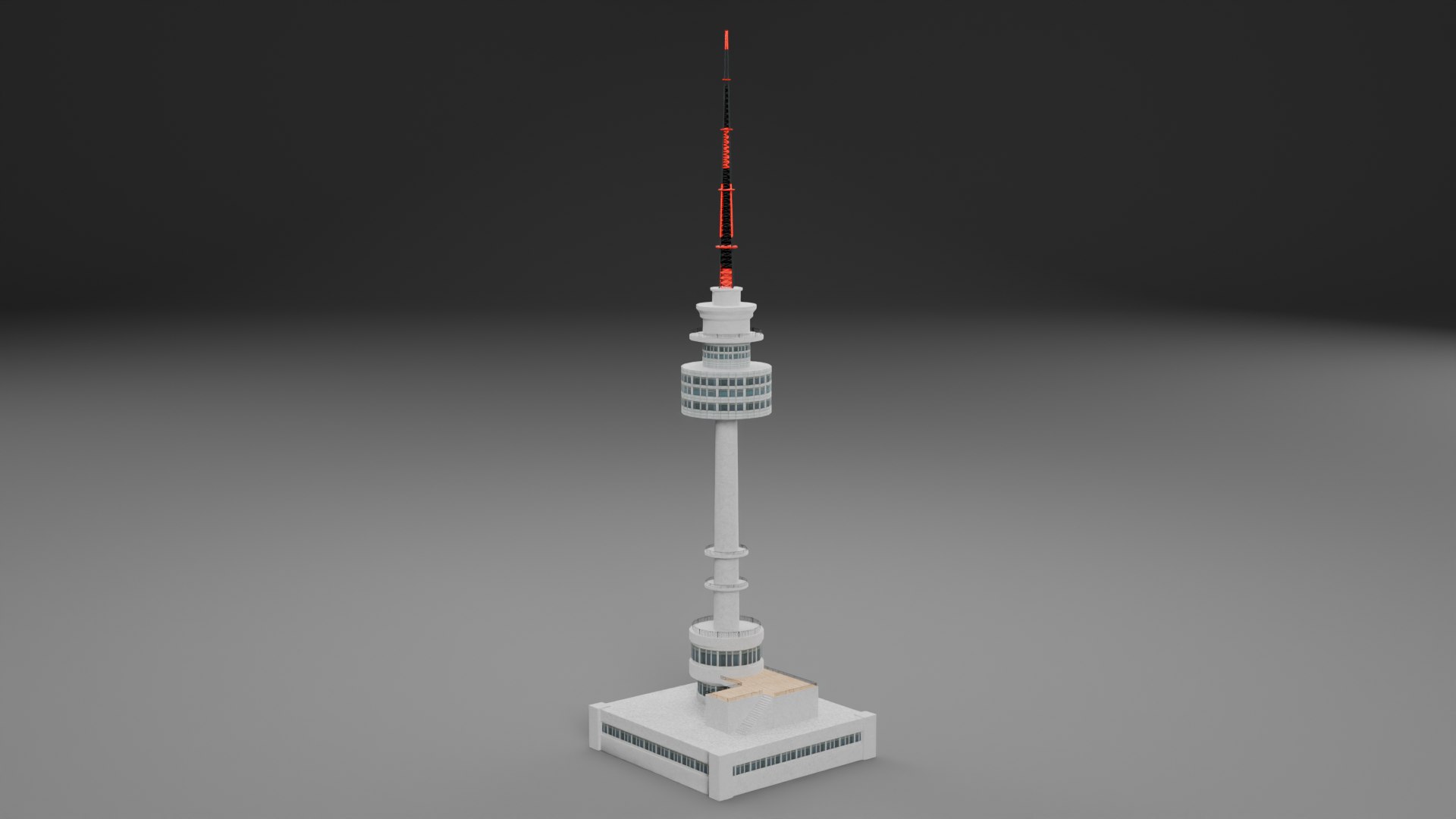 3D Low Poly N Seoul Tower - South Korea Model - TurboSquid 2343804