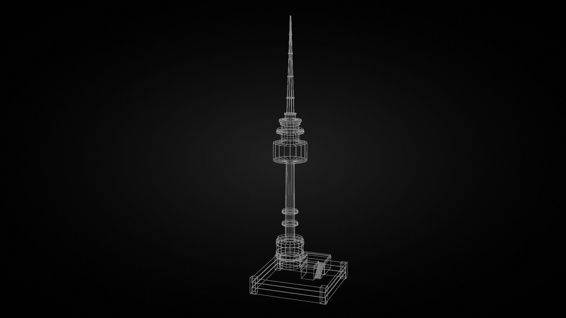 3D Low Poly N Seoul Tower - South Korea Model - TurboSquid 2343804