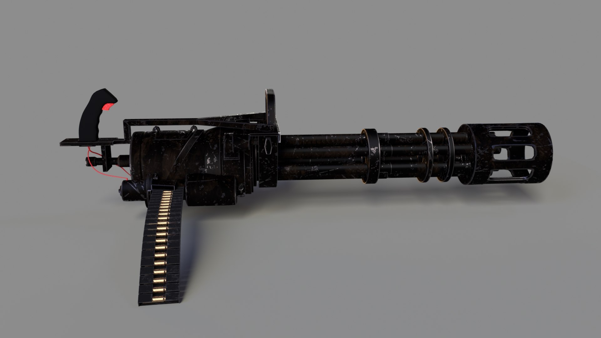 3D Minigun M134 Model - TurboSquid 2228944
