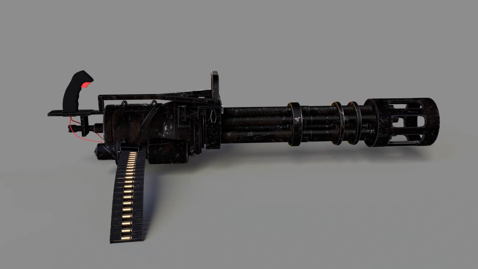 3D Minigun M134 Model - TurboSquid 2228944