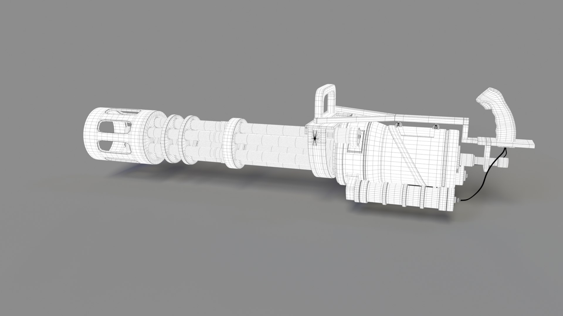 3D Minigun M134 Model - TurboSquid 2228944