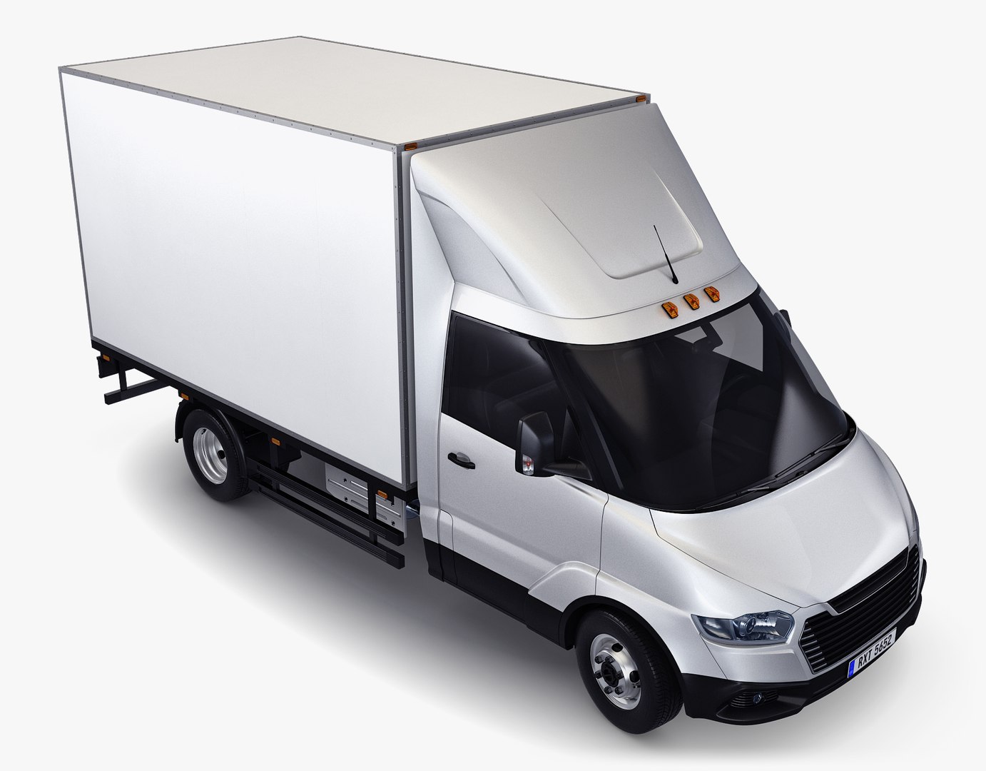 3D Generic Box Truck M 4 Model - TurboSquid 2042662