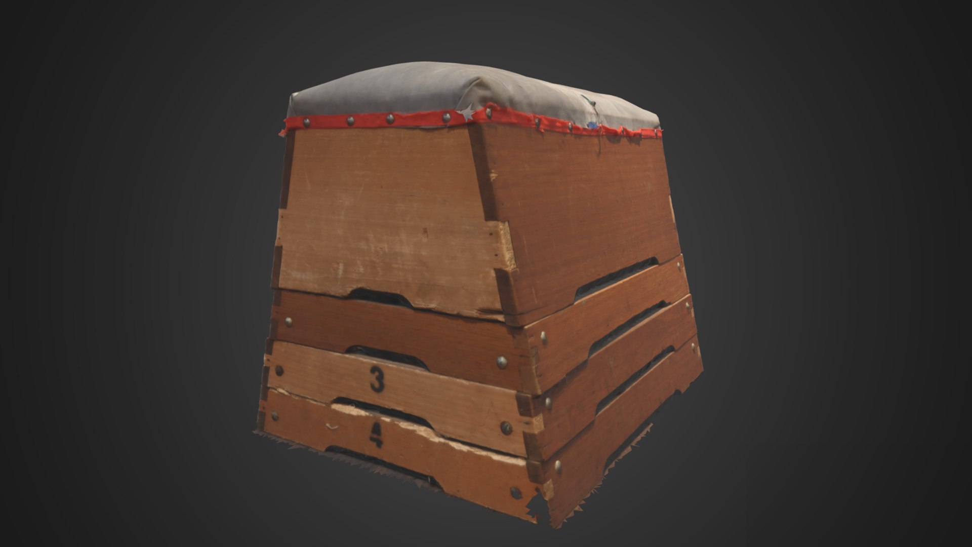 3D Vaulting Box Model - TurboSquid 2020689