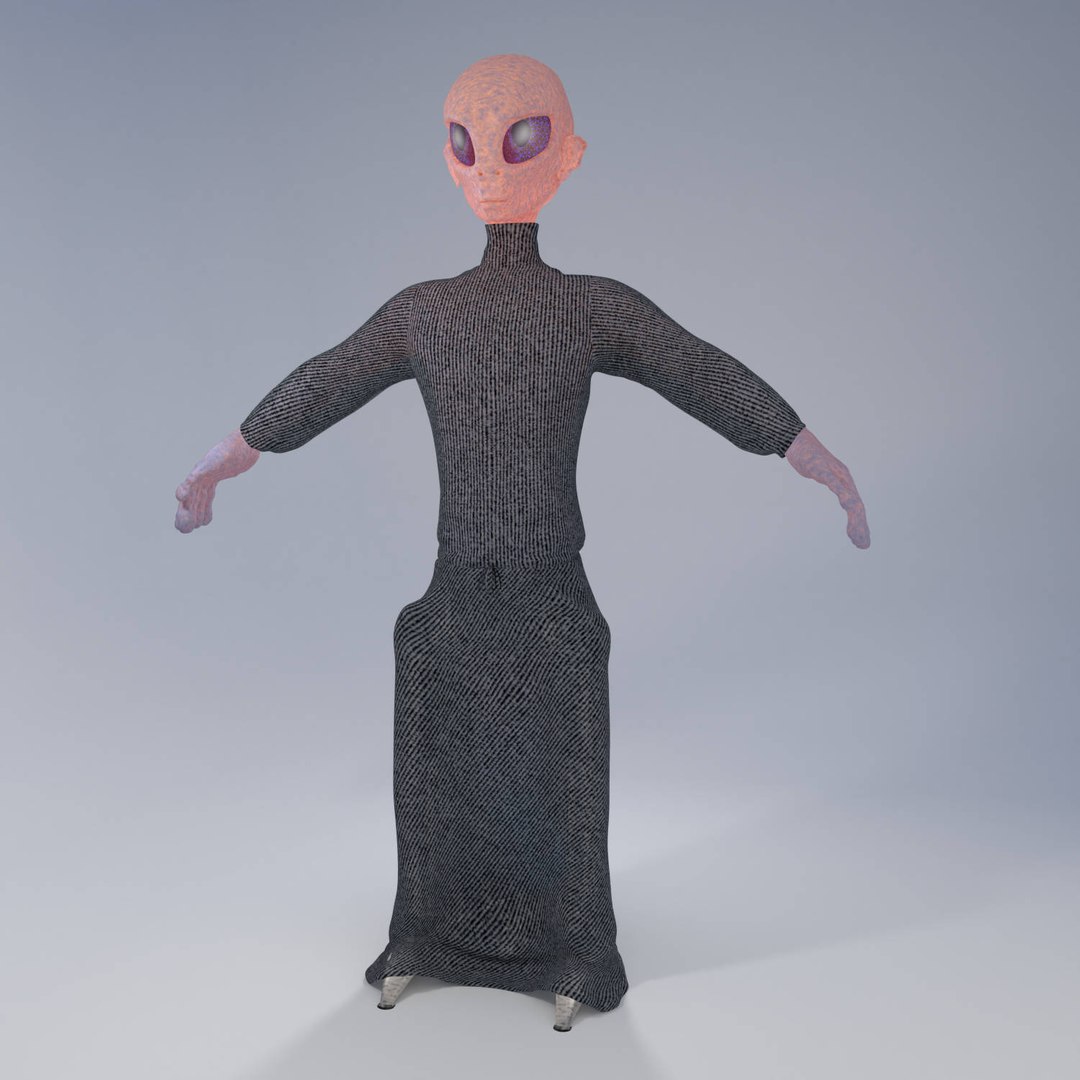 Alien Model - TurboSquid 1199301