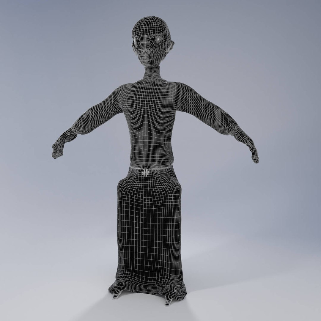 Alien Model - TurboSquid 1199301