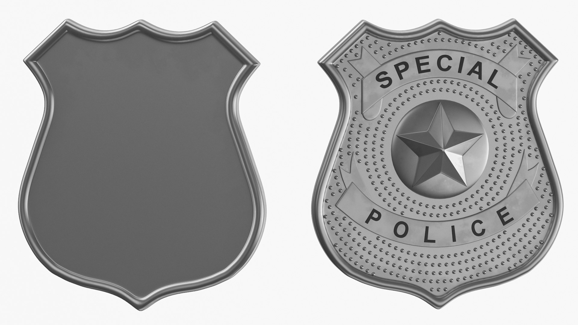 Police Badge 03 3D - TurboSquid 1875092