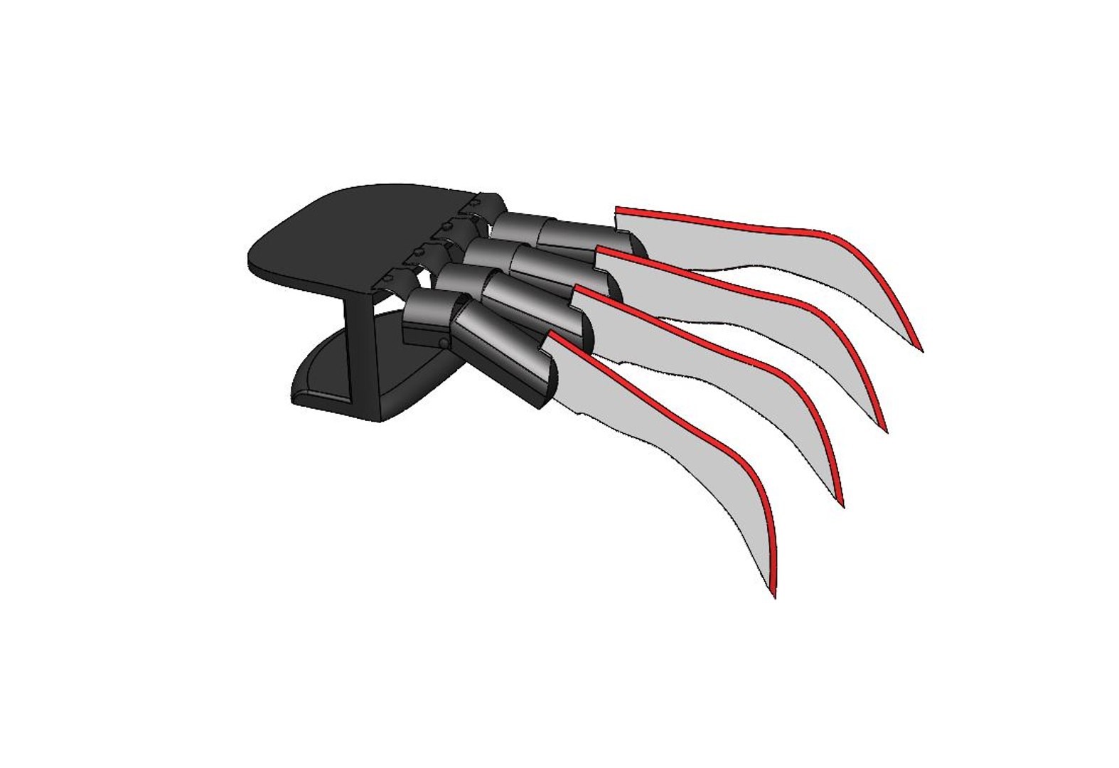 3D KNIFE FINGER - TurboSquid 1818351