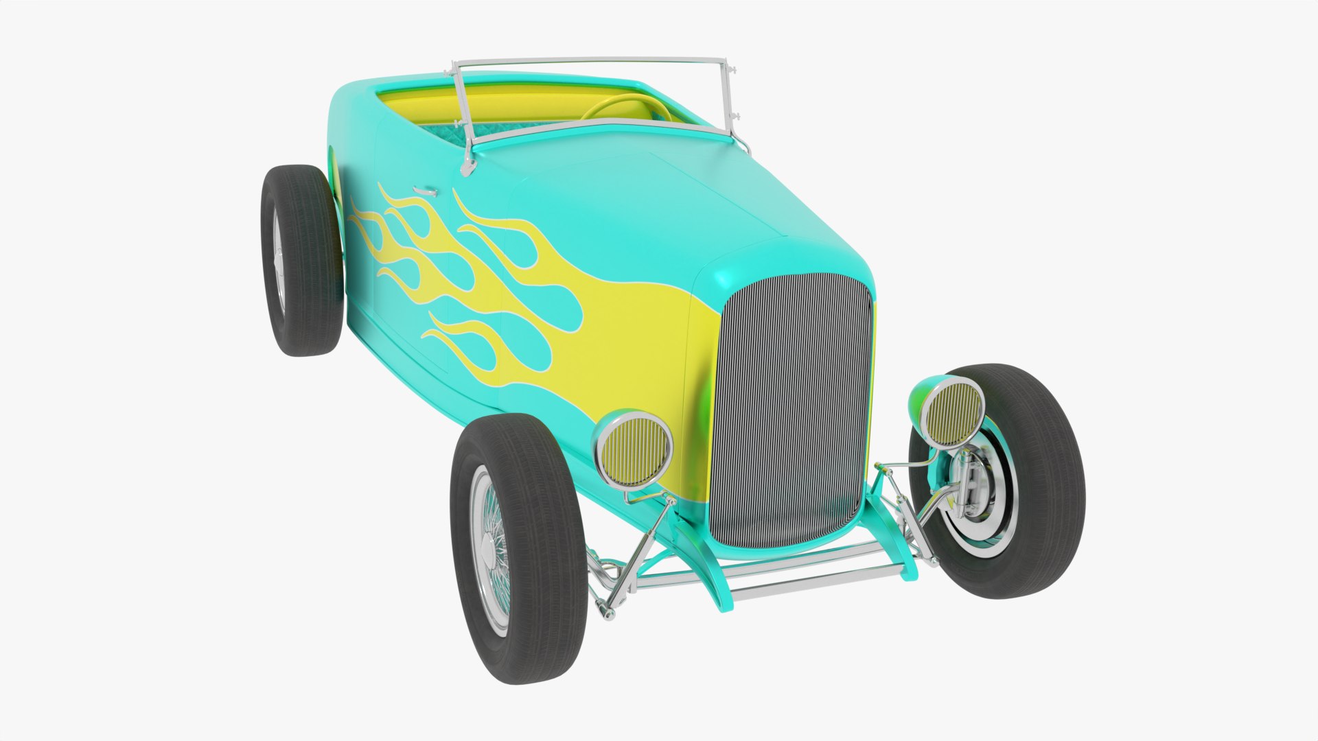 3D T Bucket Aqua - TurboSquid 2056980