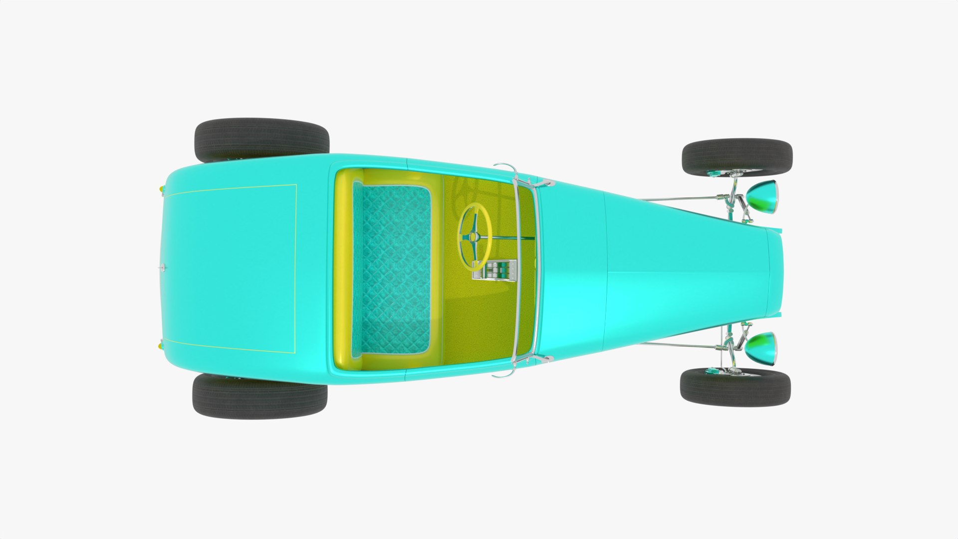 3D T Bucket Aqua - TurboSquid 2056980
