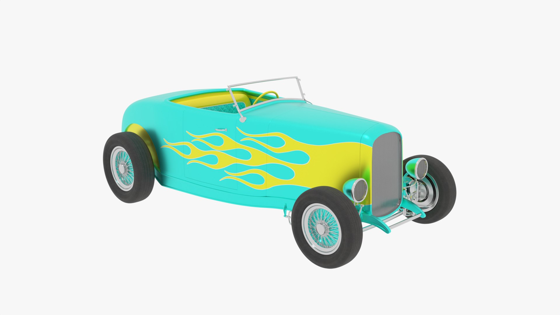 3D T Bucket Aqua - TurboSquid 2056980