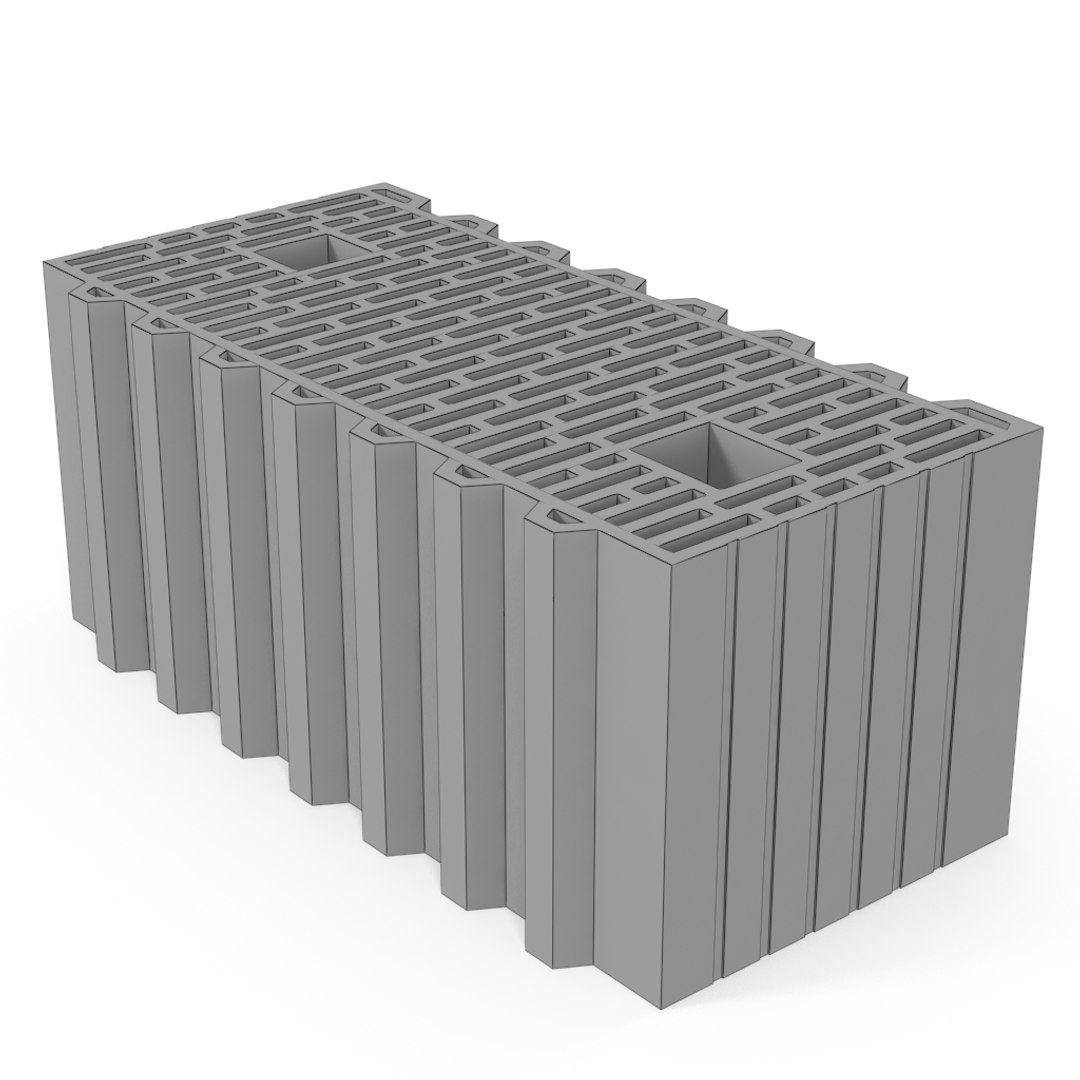 Wienerberger Block 3D Model - TurboSquid 1210157