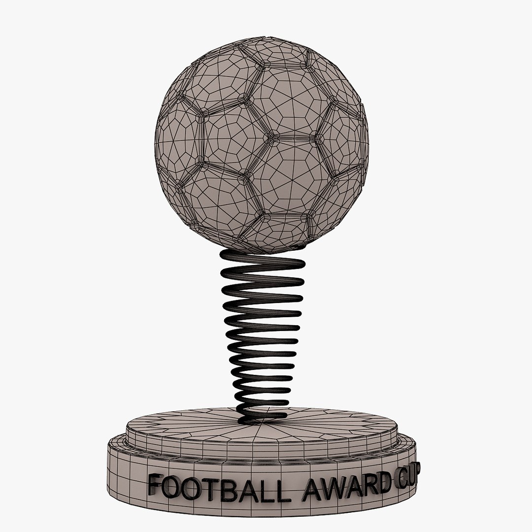 3d Max Football Award Cup