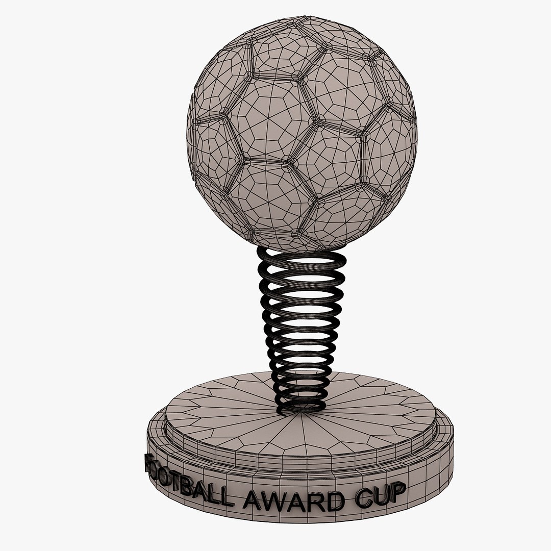 3d Max Football Award Cup