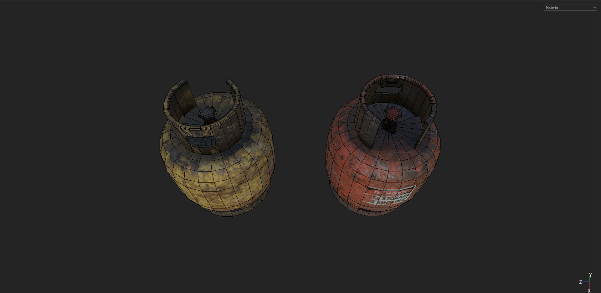 3D Gas Cylinder Pack - TurboSquid 2093411