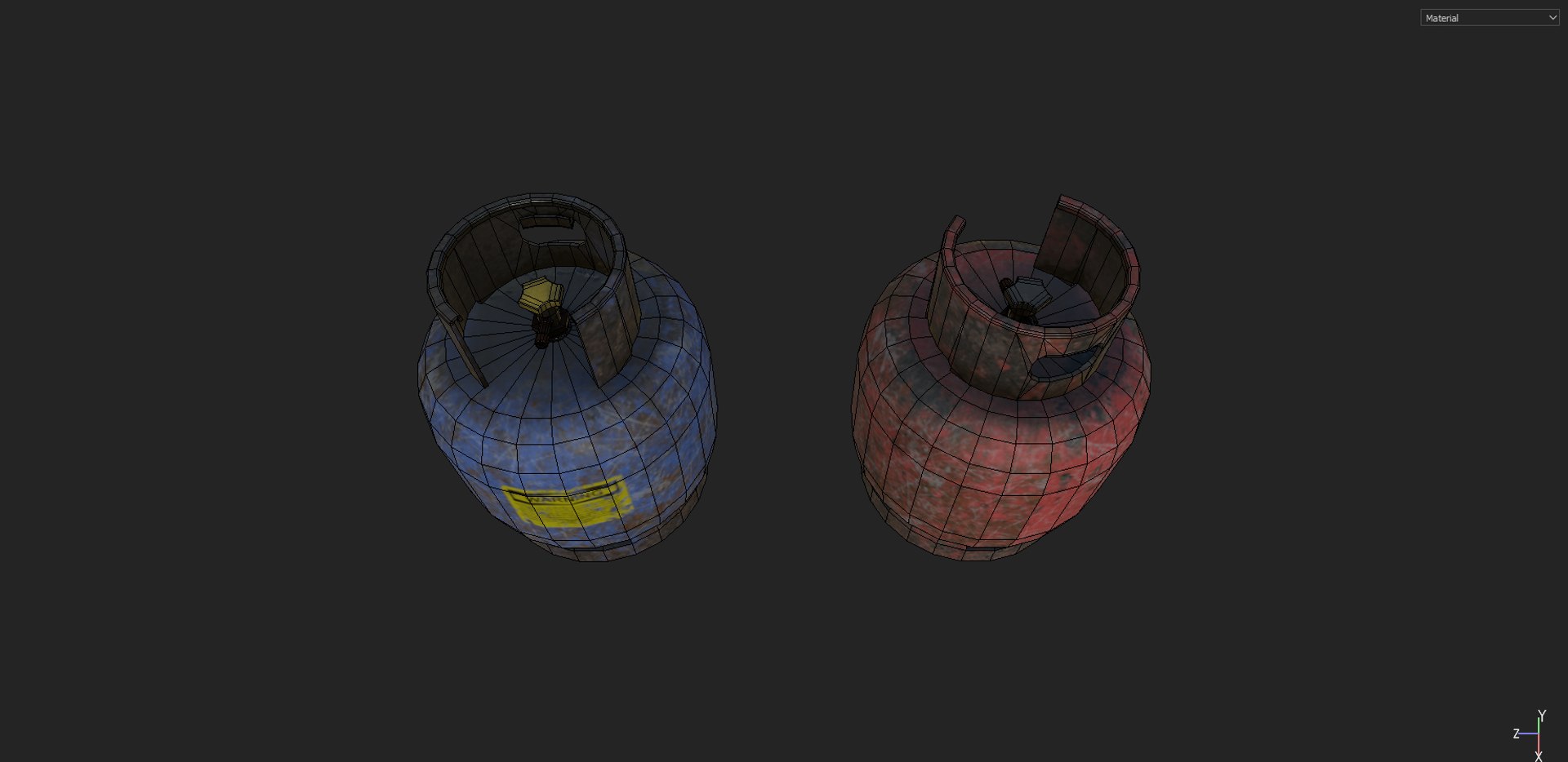 3D Gas Cylinder Pack - TurboSquid 2093411