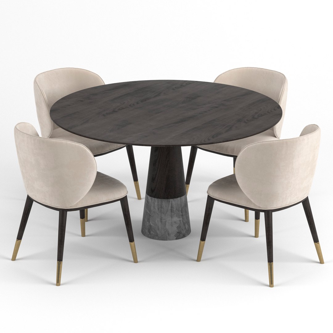 Enne Echo Dinner Table Model - TurboSquid 1645360