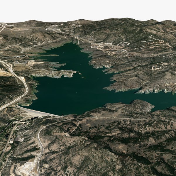 3D модель 3D модель Государственный парк Джорданелл, округ Уосатч, штат ...