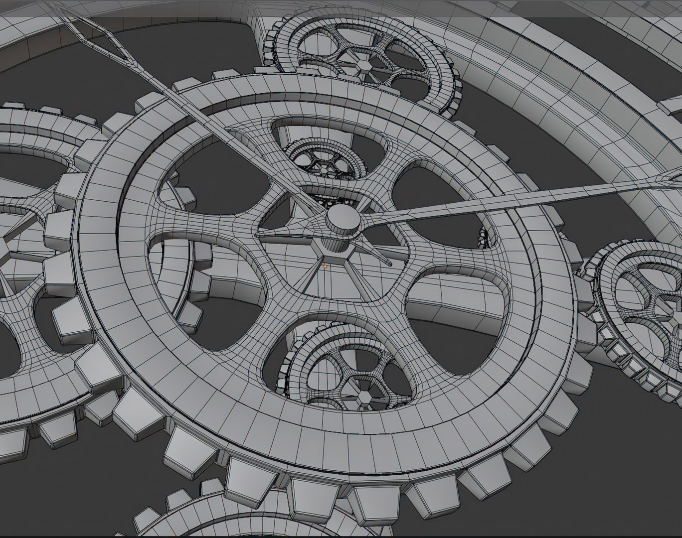 Steampunk Clock Grunge 3D - TurboSquid 1982790