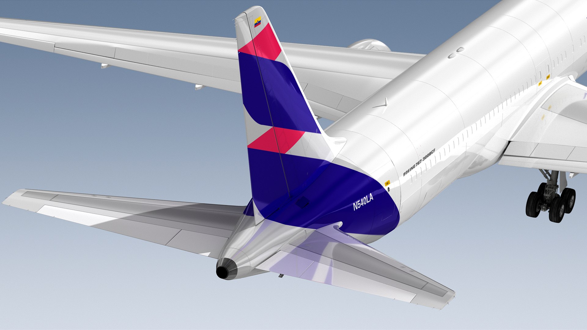 3D Boeing 767-300BCF Latam Cargo Model - TurboSquid 2381056