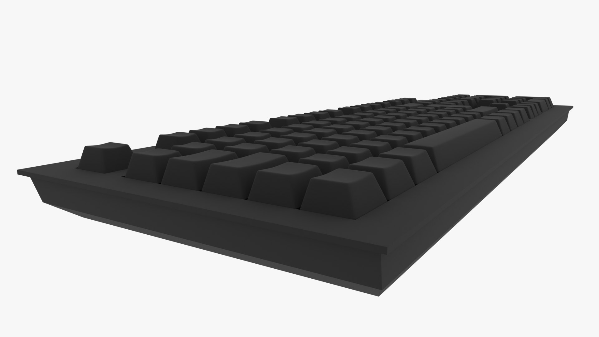 3D Mechanical ISO Keyboard - TurboSquid 1900069