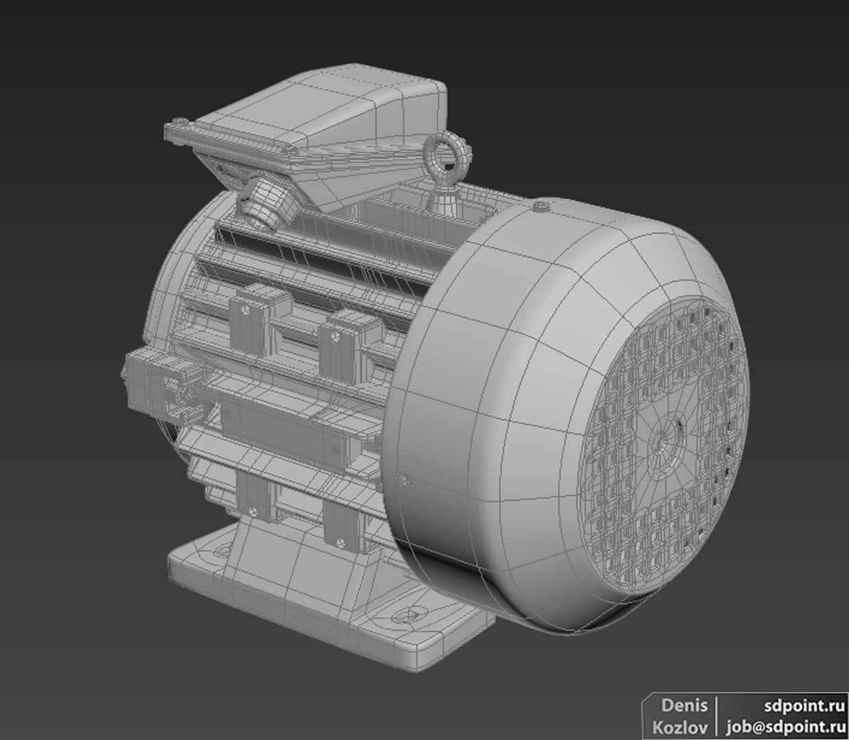 Electric Motor 3d Model
