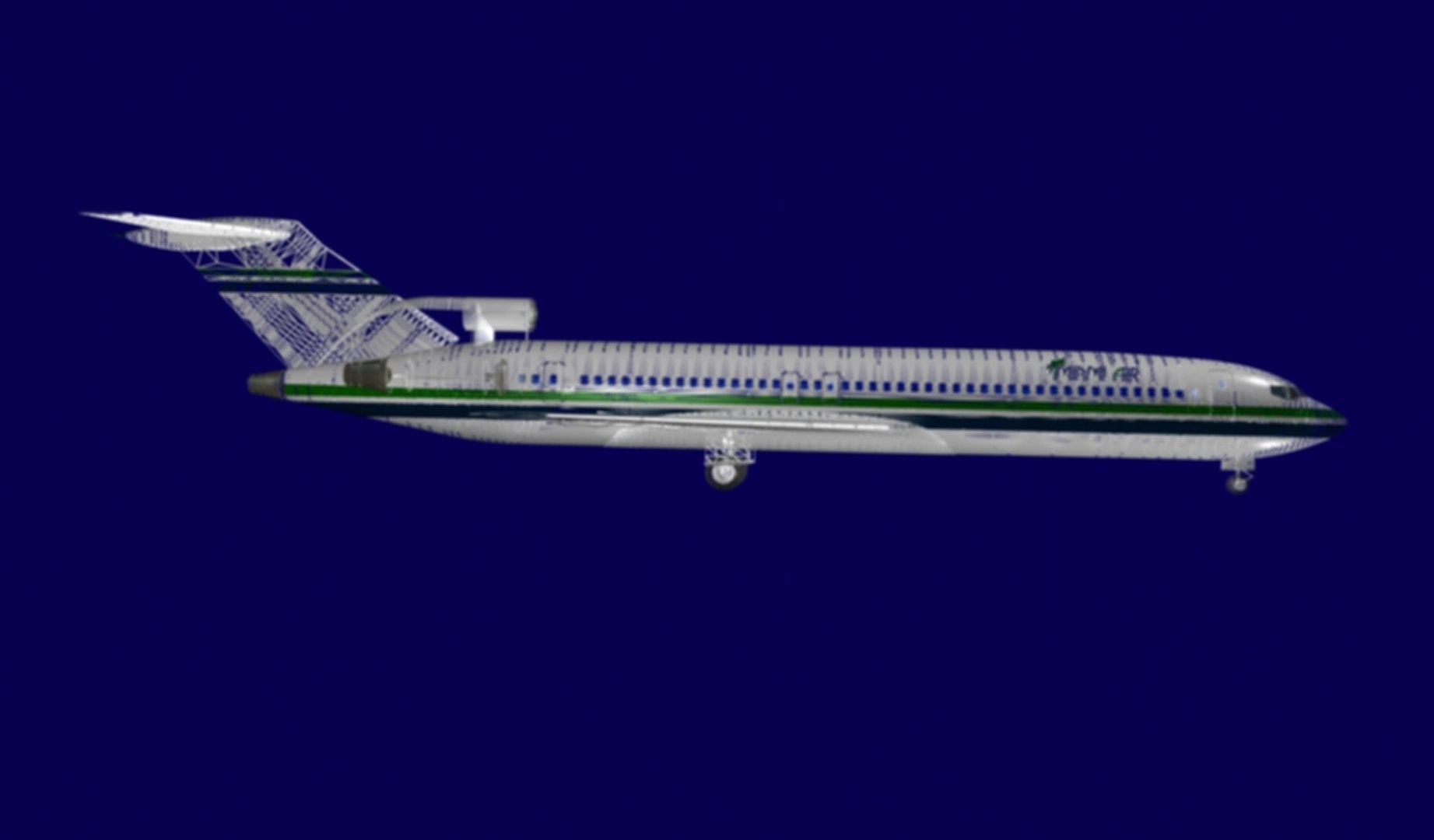 Miami B727 3d Model