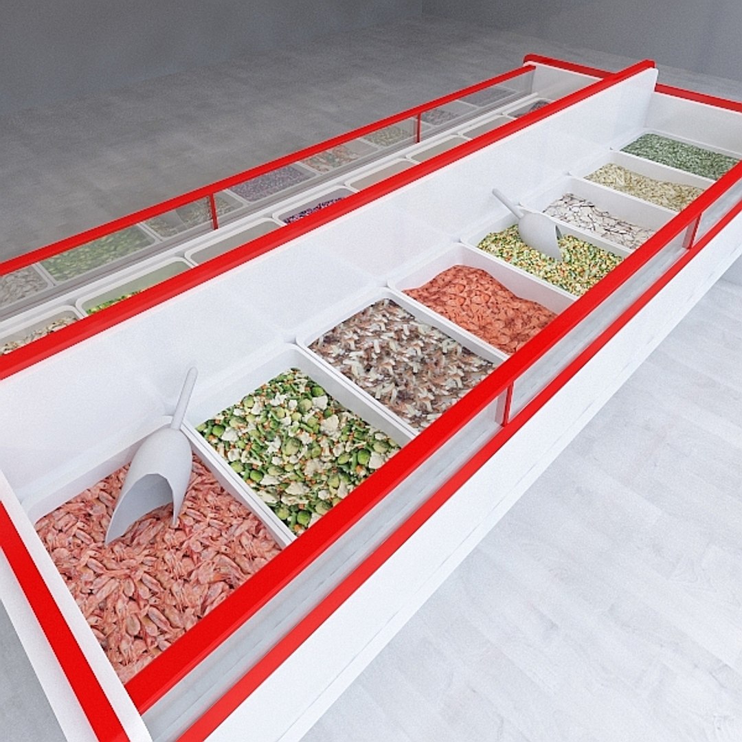 food shop set 3d max