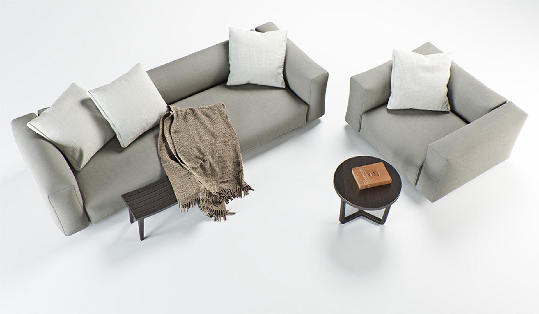 3d Flexform Lario Sofa Armchair