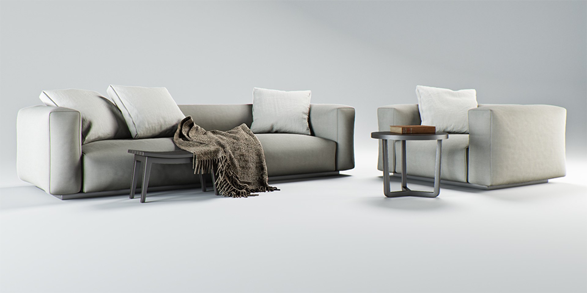 3d Flexform Lario Sofa Armchair