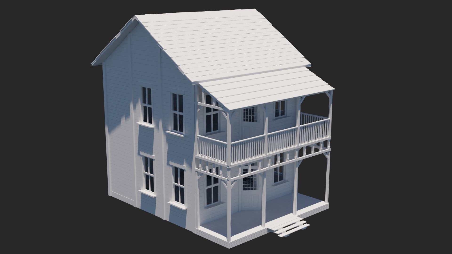 Western House Wst07 3D Model - TurboSquid 2065921