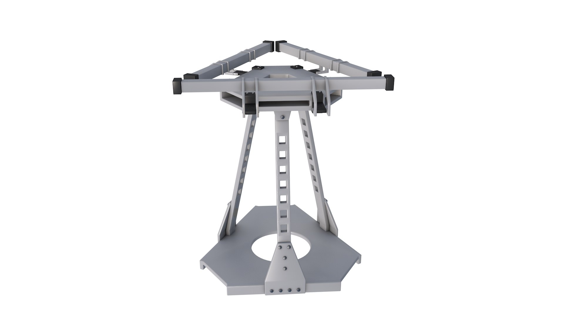 Airport Detection System Scan 3d Model Turbosquid 2105629