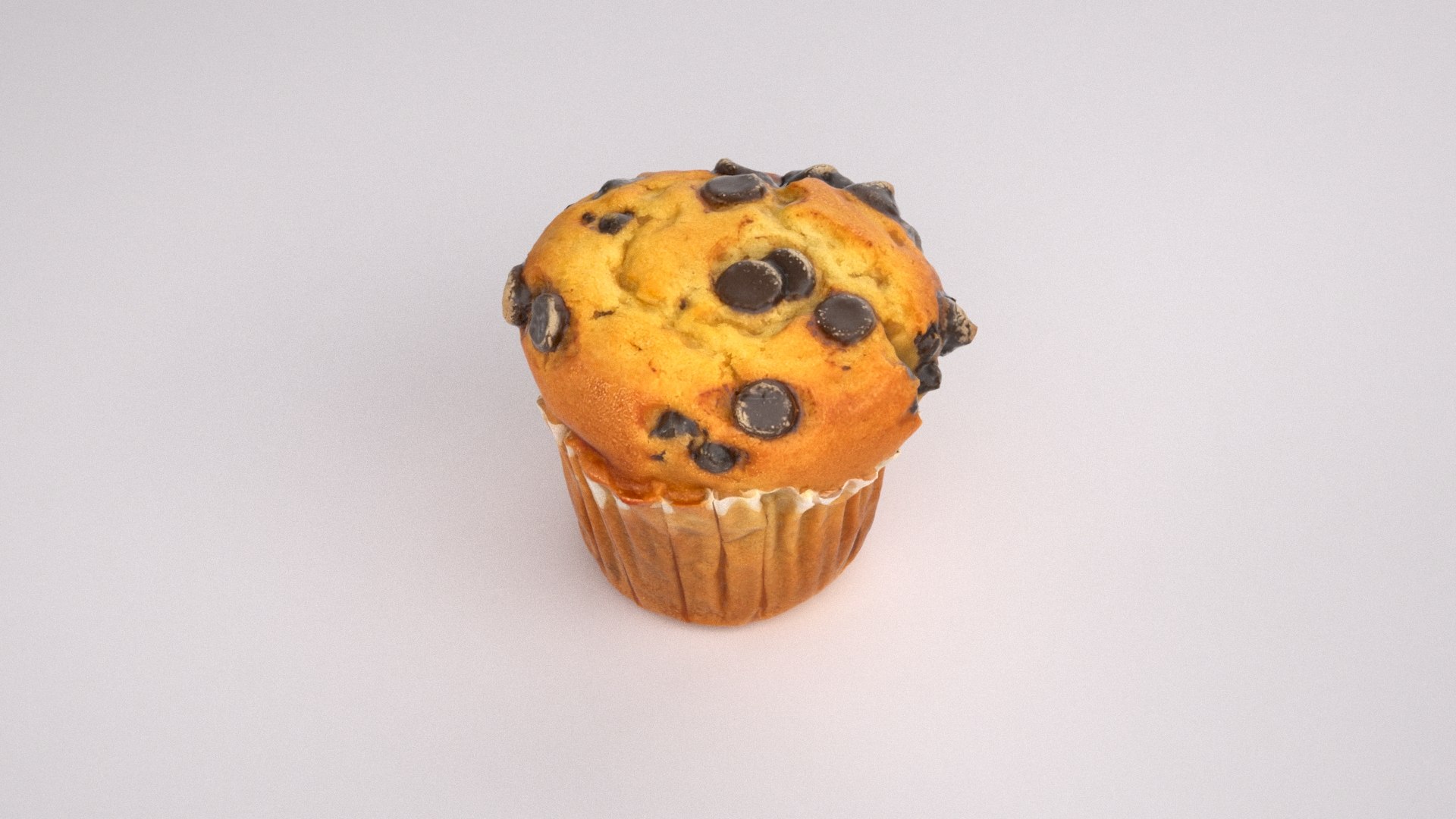 3D Chocolate Muffin Model - TurboSquid 2038761