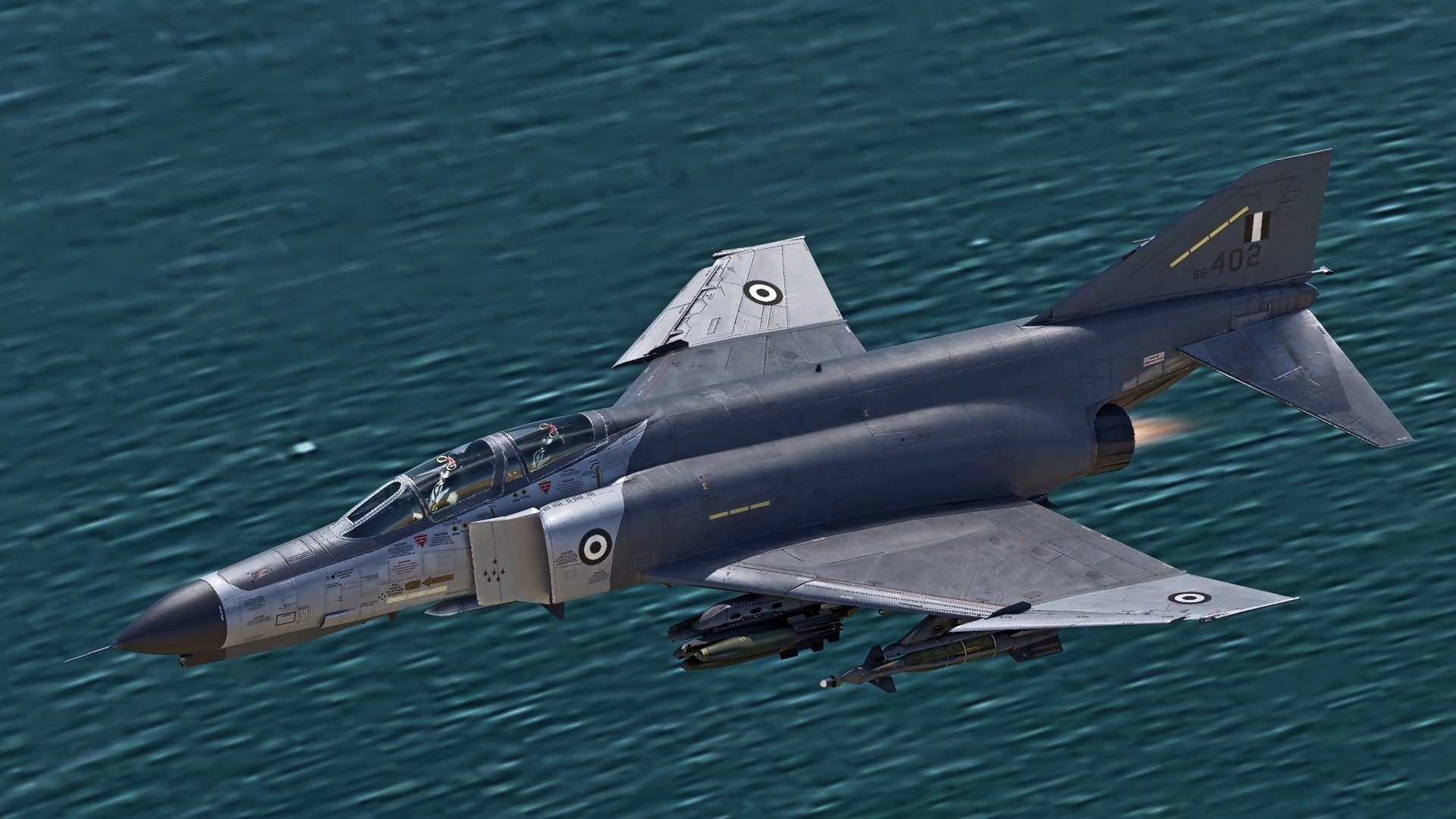 3D Model F4 Phantom 2 Grey-with Cockpit-Fully Rigged-High Resolution ...