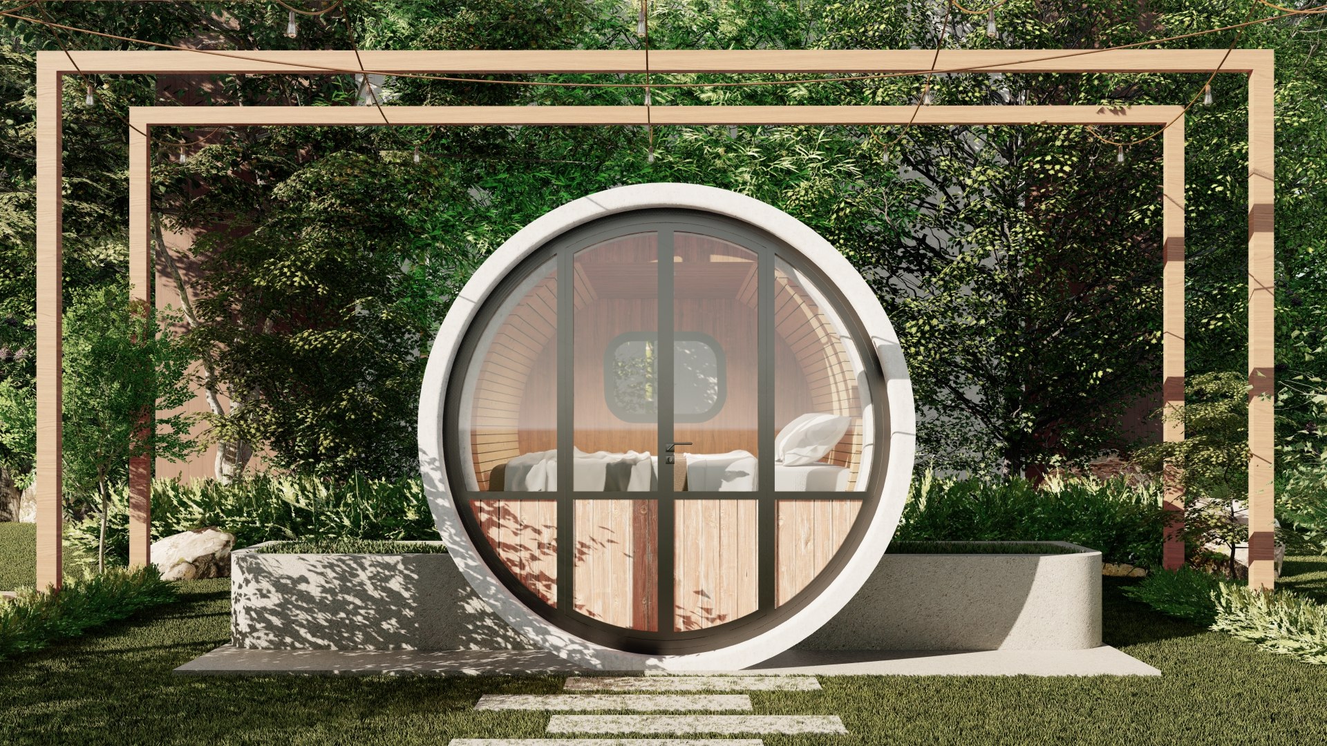 3D Model PIPE HOUSE Project -3D Exterior Design - TurboSquid 2524804