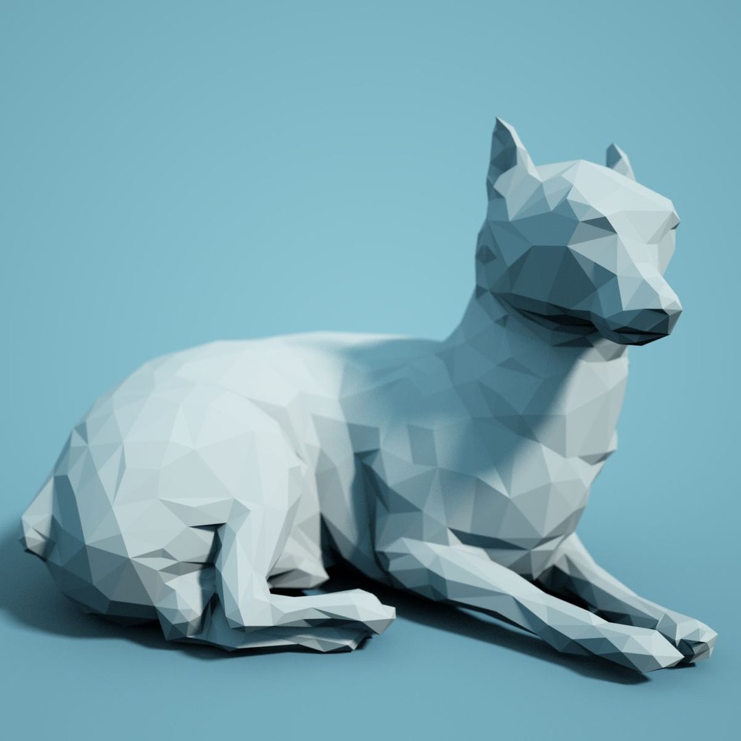 3D Animal Realistic Faceted - TurboSquid 1162299