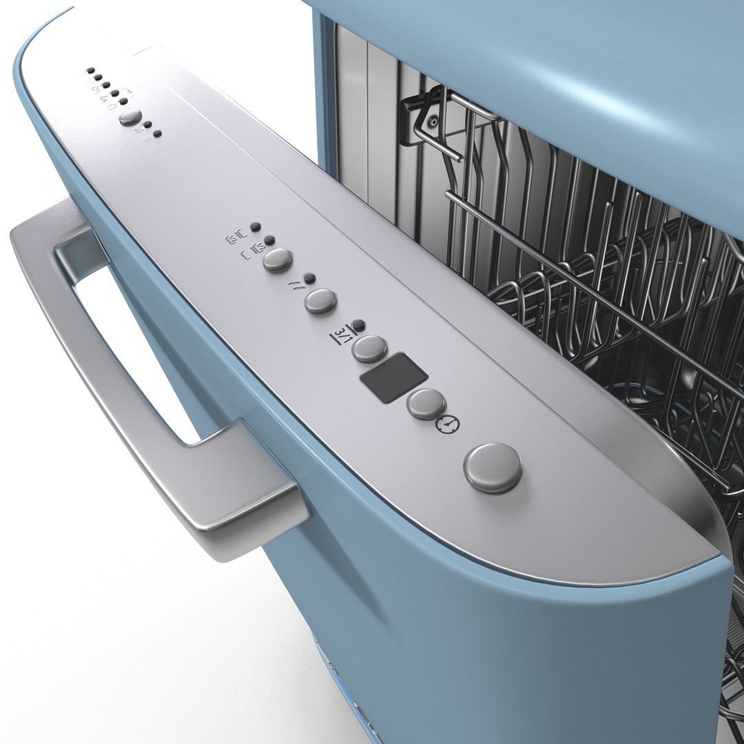 3d retro diswasher model