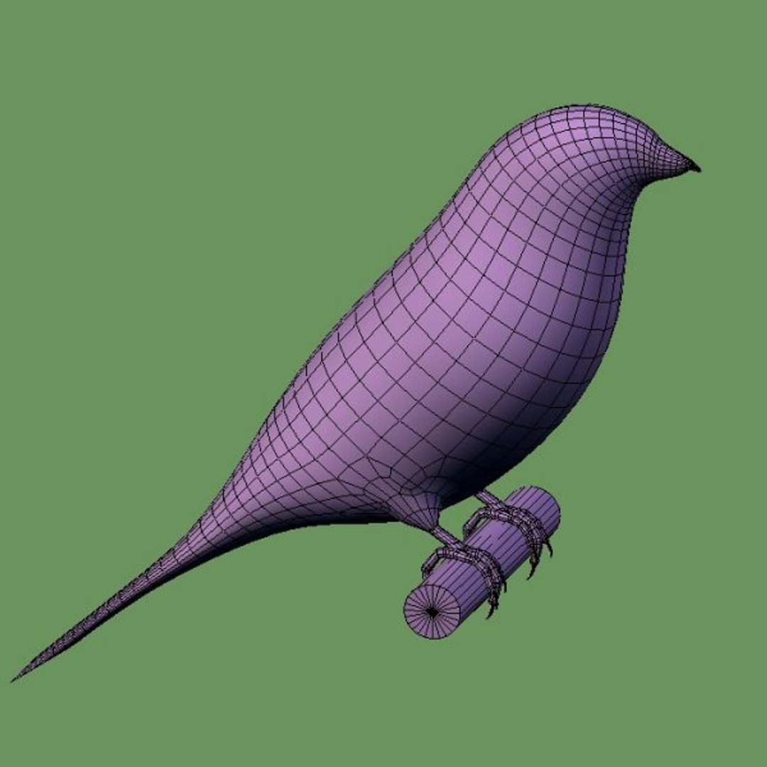 3d Model Eurasian Sparrow Ab
