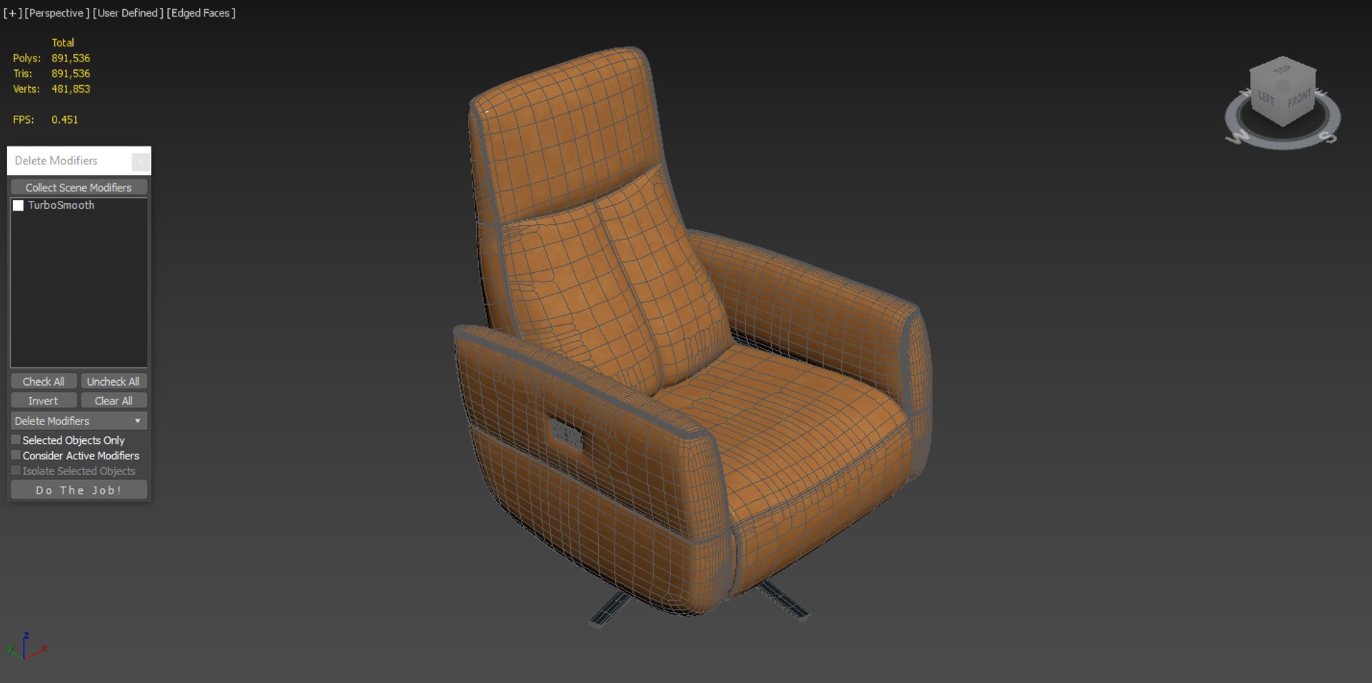 Karsten Medium Chair 3D Model - TurboSquid 2271982