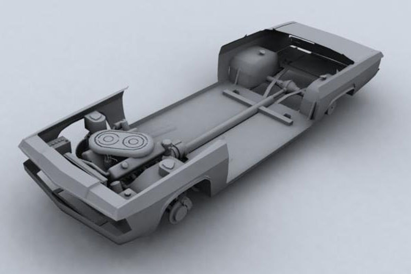 Limousine Gaz 14 Chaika 3d Model