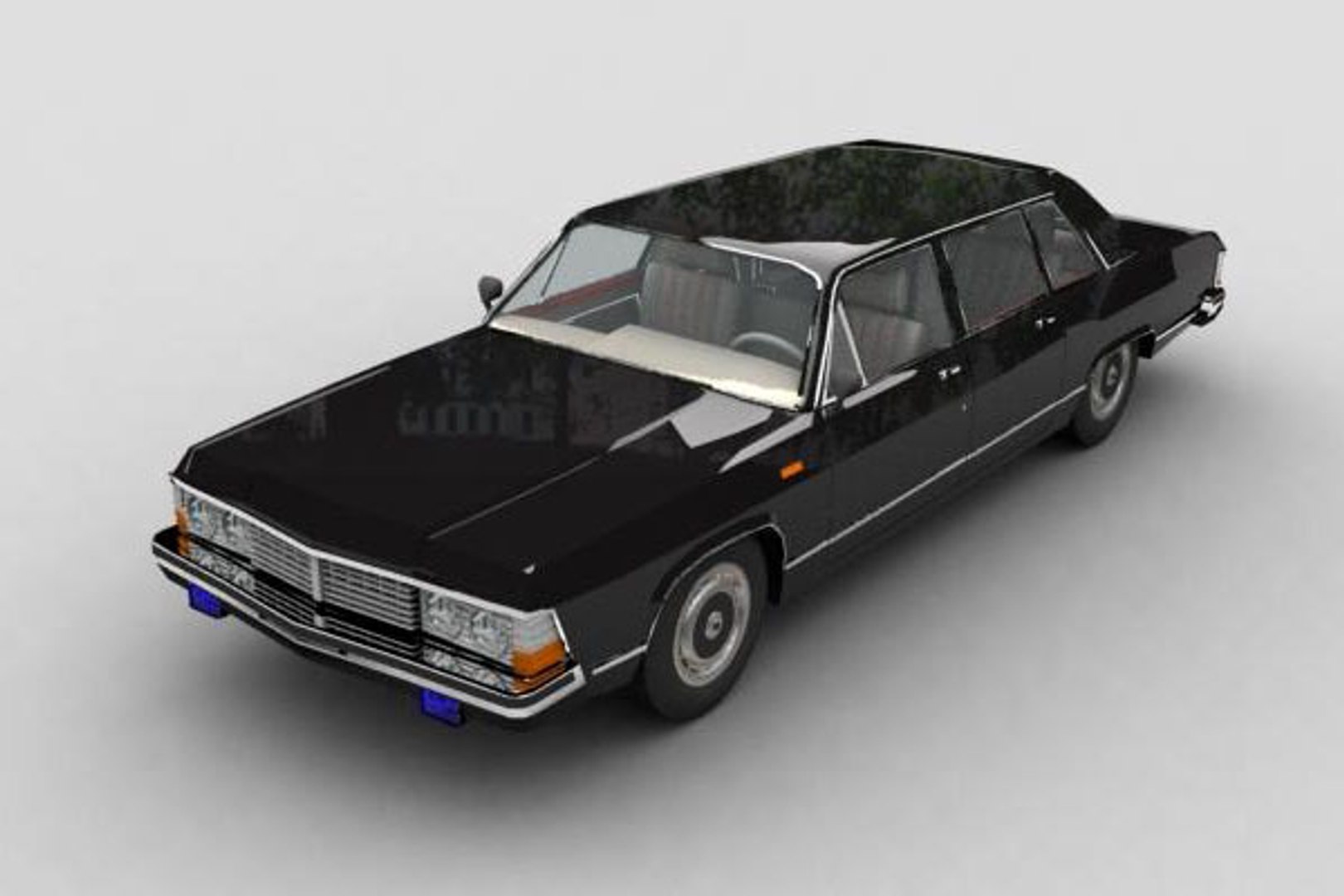 Limousine Gaz 14 Chaika 3d Model