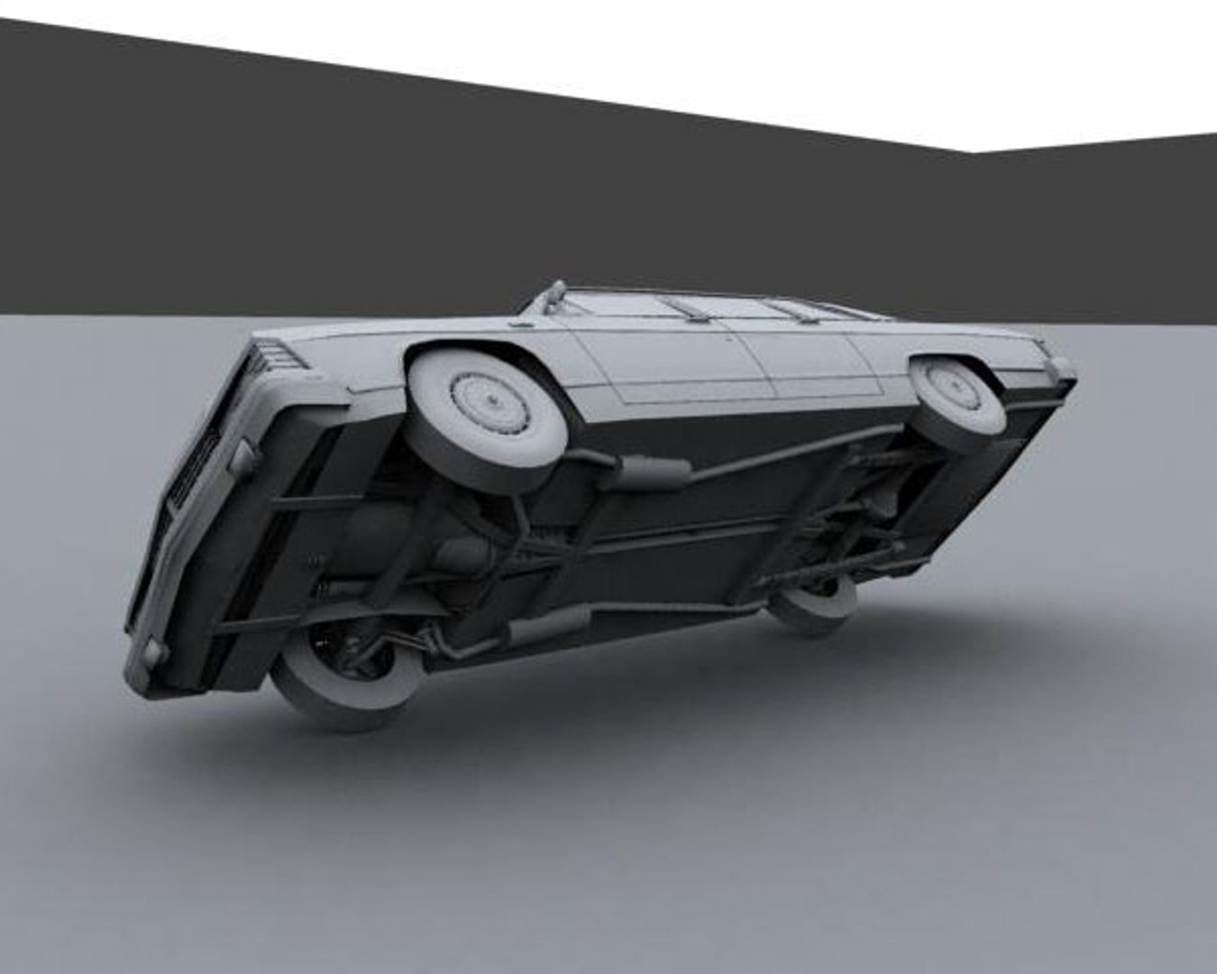 Limousine Gaz 14 Chaika 3d Model
