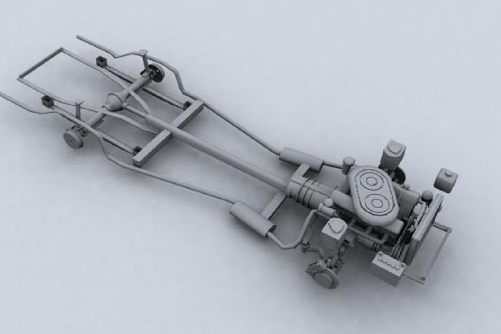 Limousine Gaz 14 Chaika 3d Model