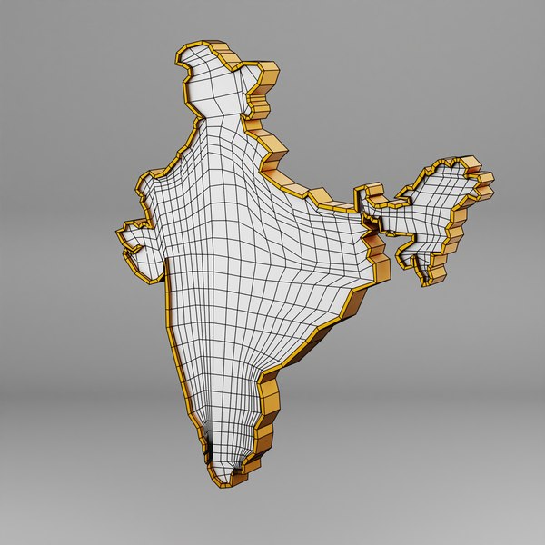 modelo 3d India Maps gratis - TurboSquid 1993681