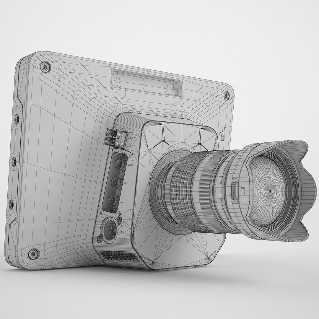 3d Model Blackmagic Studio Camera